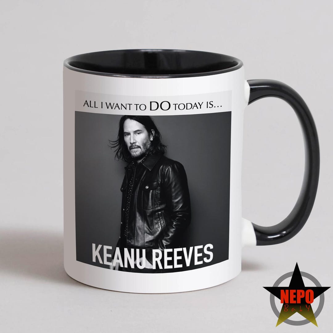 Keanu Reeves Mug, Keanu Reeves Birthday Card, Keanu Reeves Gift Set ...