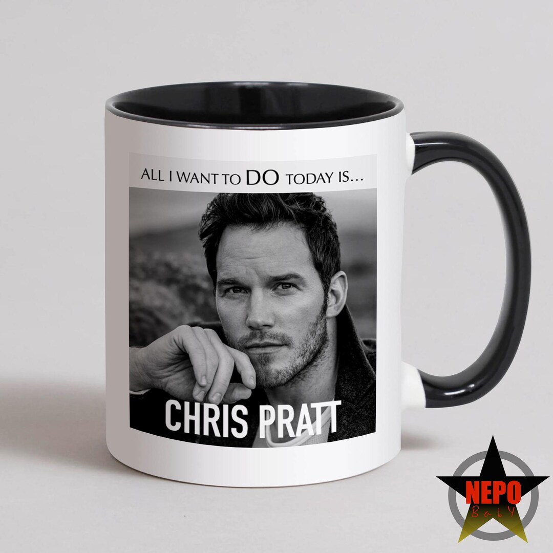 Chris Pratt Mug, Chris Pratt Birthday Card, Best Chris Pratt Gift Set ...