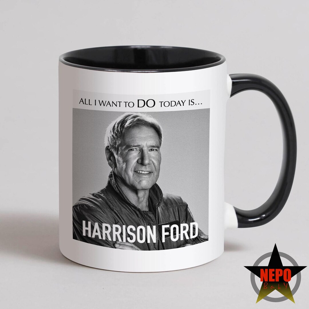 Harrison Ford Mug, Harrison Ford Birthday Card, Funny Harrison Ford ...