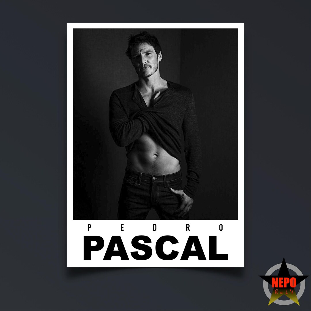 Pedro Pascal Print, Pedro Pascal Wall Art, Poster, Retro Home Decor ...