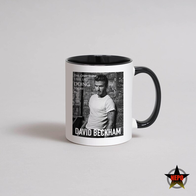 David Beckham Card, Mug Gift Set, Tea or Coffee Mug With Birthday Card ...