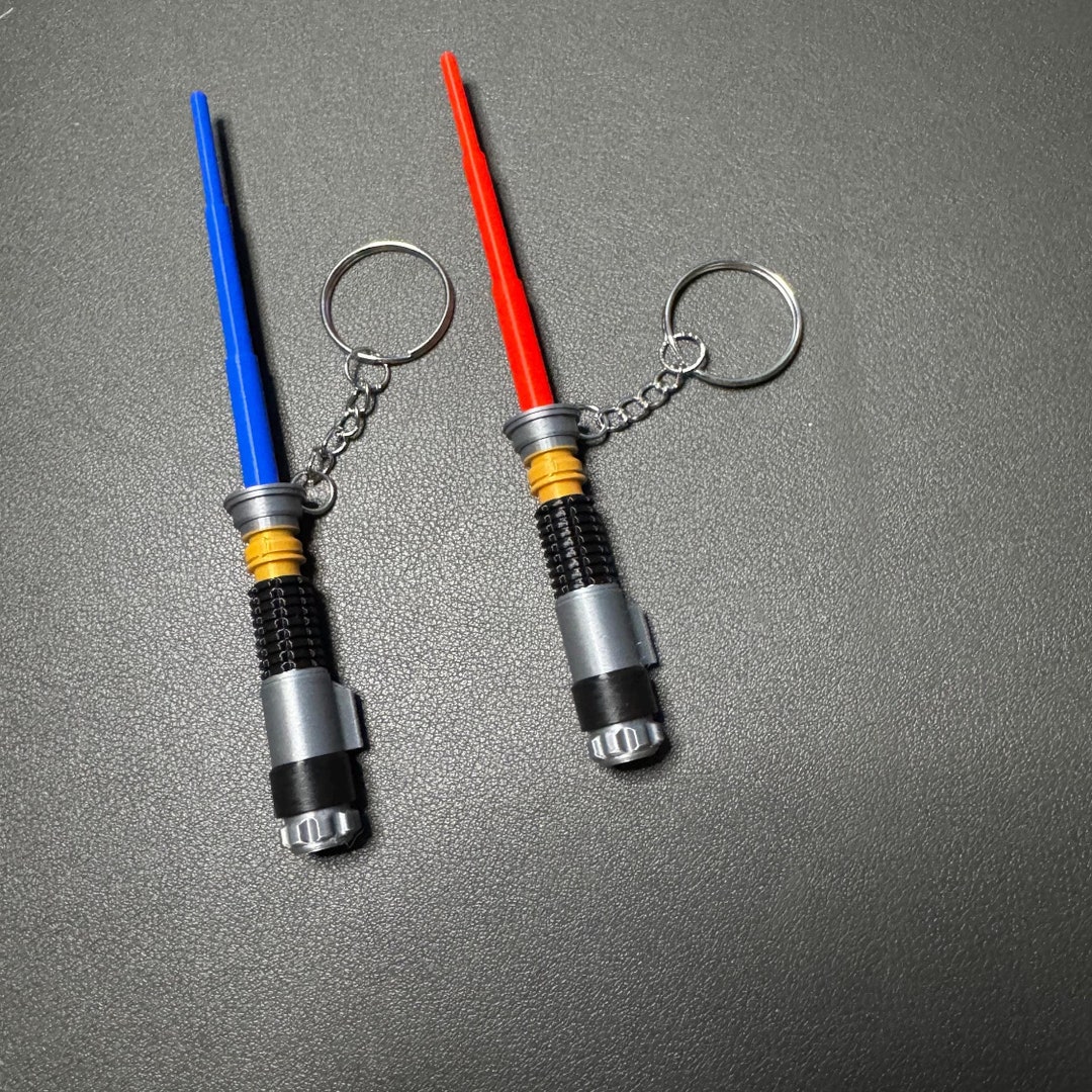 Collapsible Star Wars Lightsaber Keychain | Collectible - Etsy