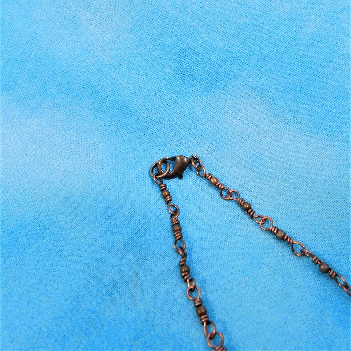 Artistic Copper Wire Wrapped Bib Necklace Artisan Crafted - Etsy