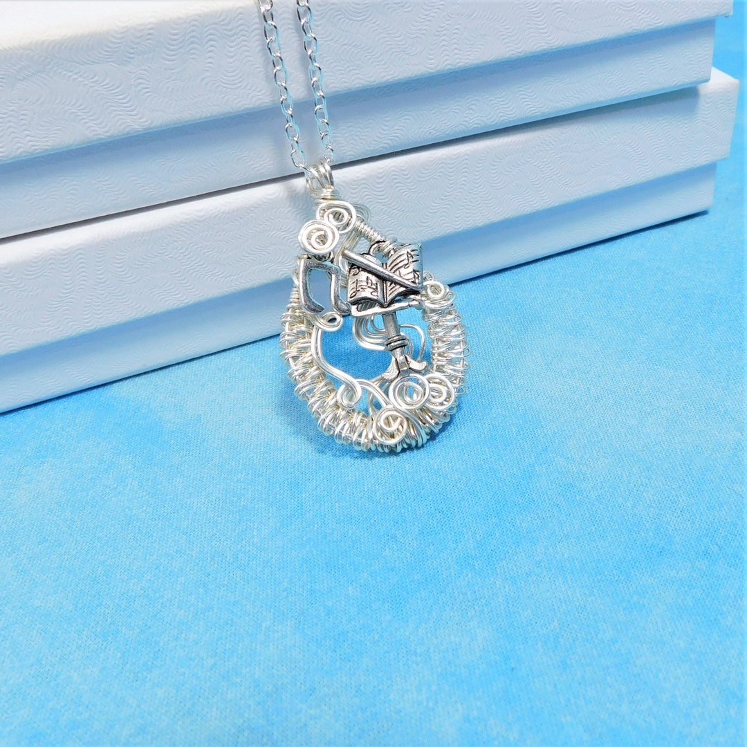 Artistic Music Theme Necklace, Gift for Choir Orchestra Band or Vocal ...