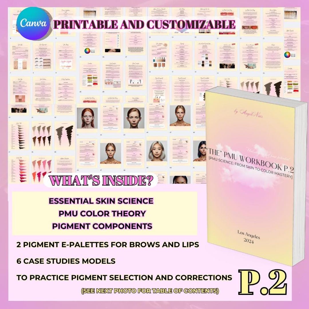 PMU Color Theory and Pigment Selection Permanent Makeup Training Manual ...