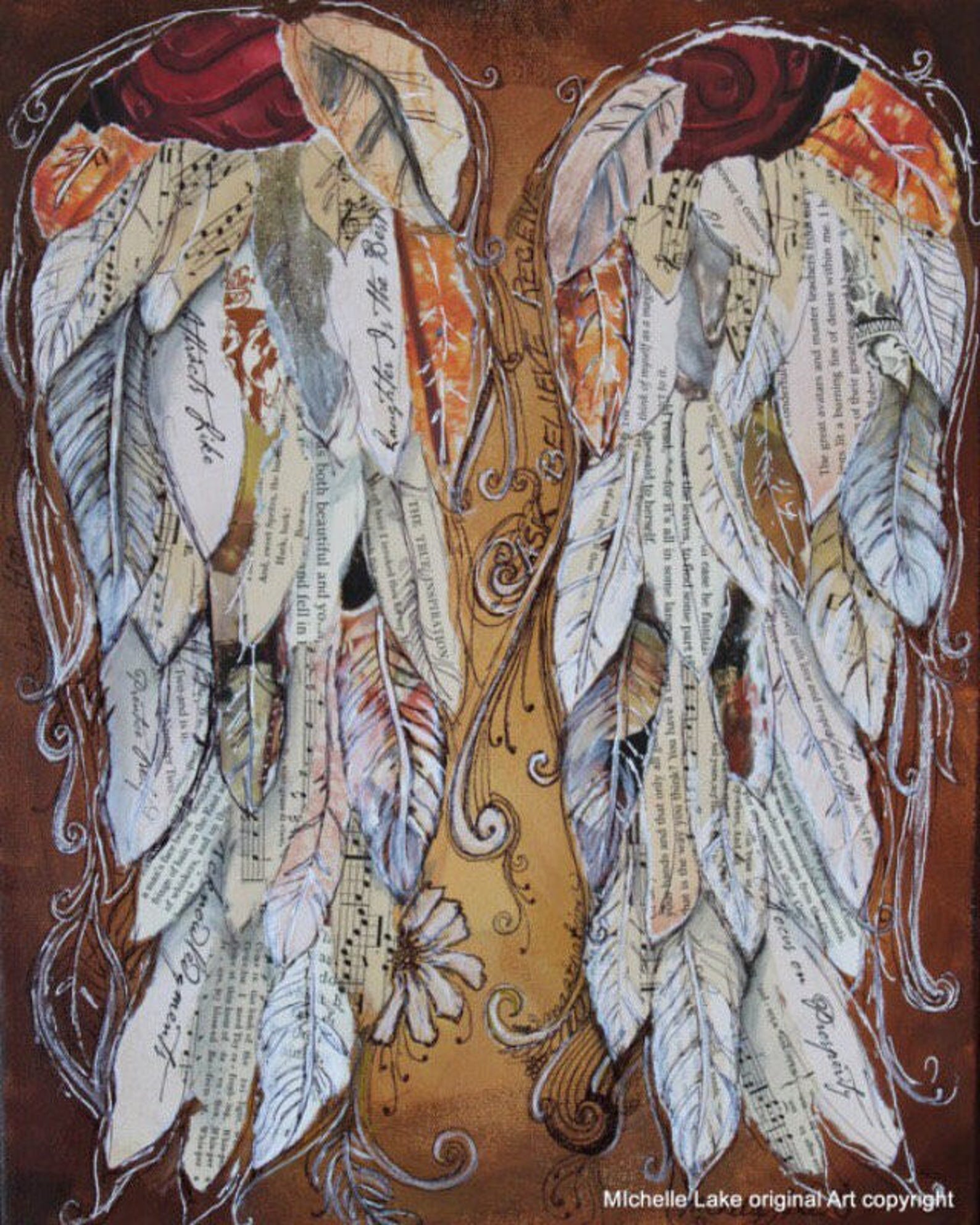 Angel Wings Painting Custom Order Your Own wings of - Etsy