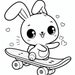 50-page Printable Bunny Coloring Pages for Kids and Kids at Heart,fun ...