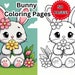 50-page Printable Bunny Coloring Pages for Kids and Kids at Heart,fun ...
