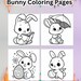 50-page Printable Bunny Coloring Pages for Kids and Kids at Heart,fun ...