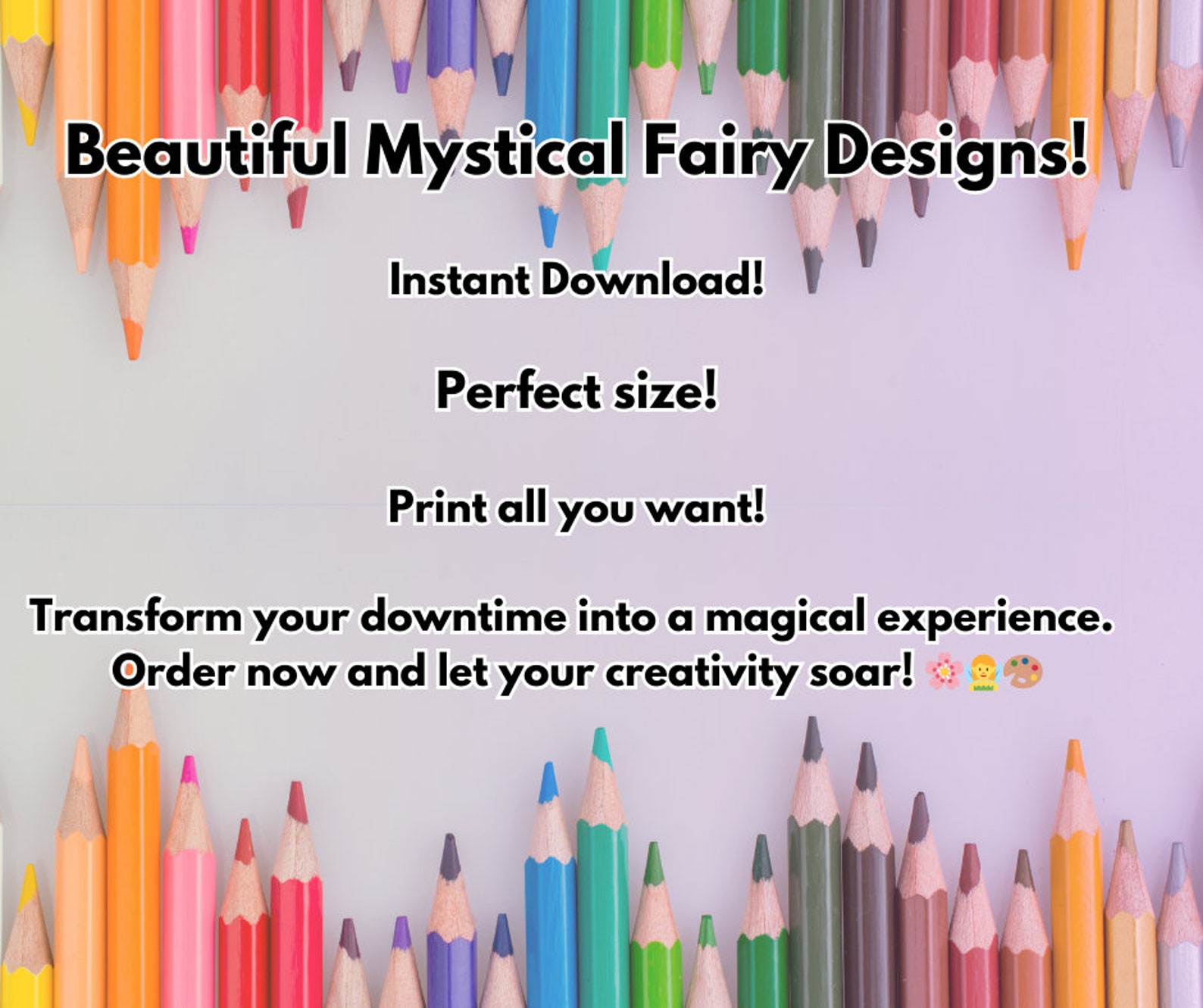 Mystical Fairies Coloring Book for Adults: Magical Fairy Coloring Pages ...