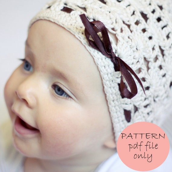 Crochet PATTERN - Shell Motif Hat (baby to Adult) (english Only) - Etsy