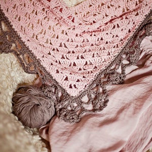 Crochet PATTERN - English Rose Shawl (english Only) - Etsy