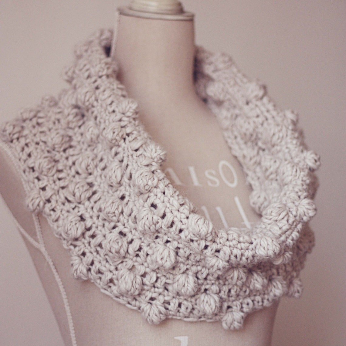 Crochet PATTERN (pdf File) - Bobble Snood or Poncho (two in One ...