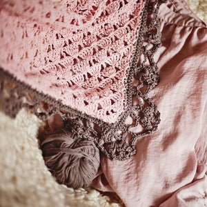 Crochet PATTERN - English Rose Shawl (english Only) - Etsy