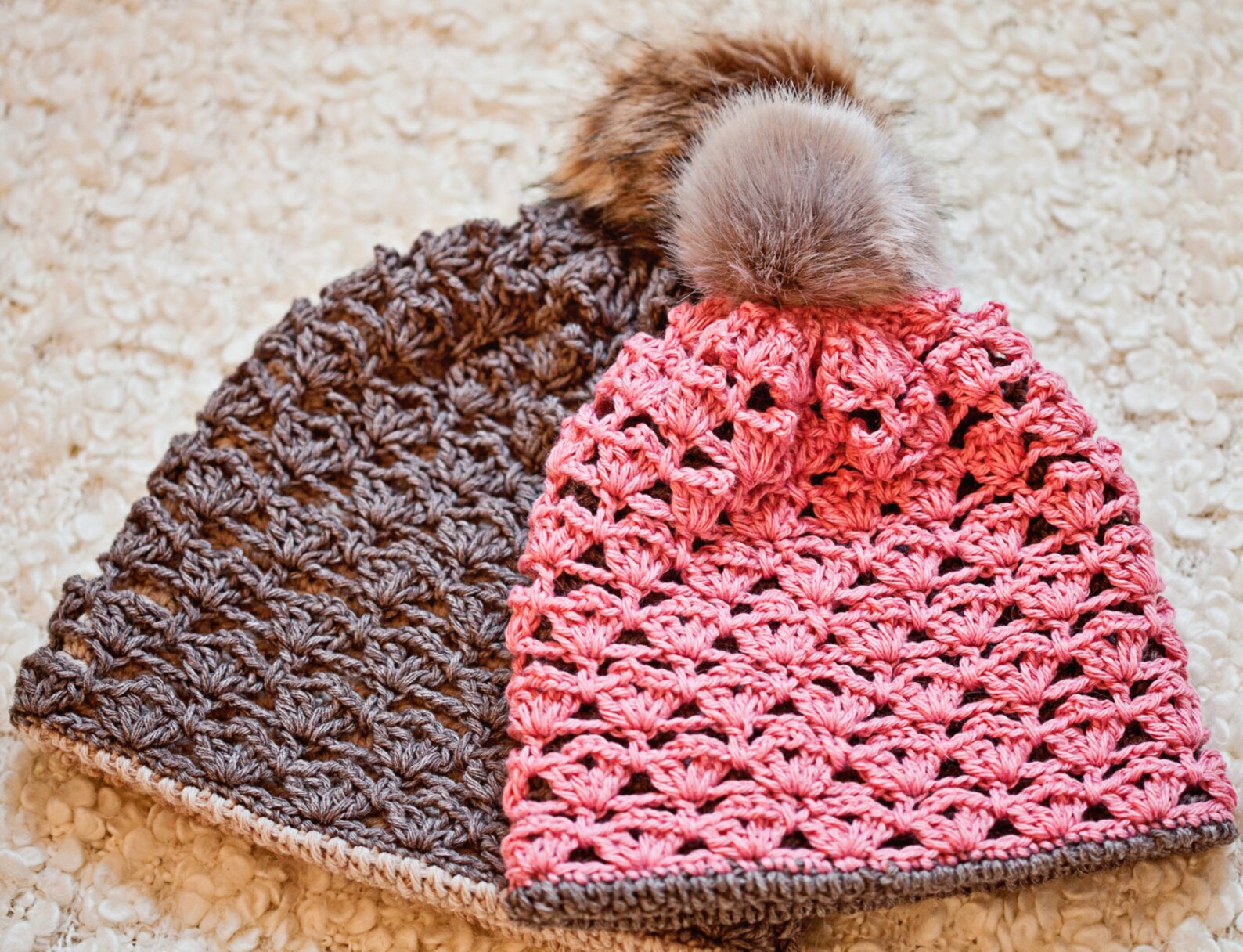 Crochet Hat PATTERN - Double Layer Hat - Cowl (sizes Baby, Toddler, Child, Adult) (english Only ...