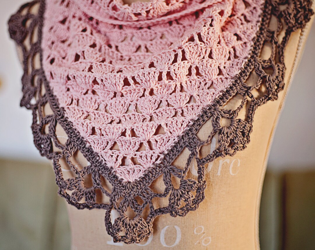 Crochet PATTERN - English Rose Shawl (english Only) - Etsy