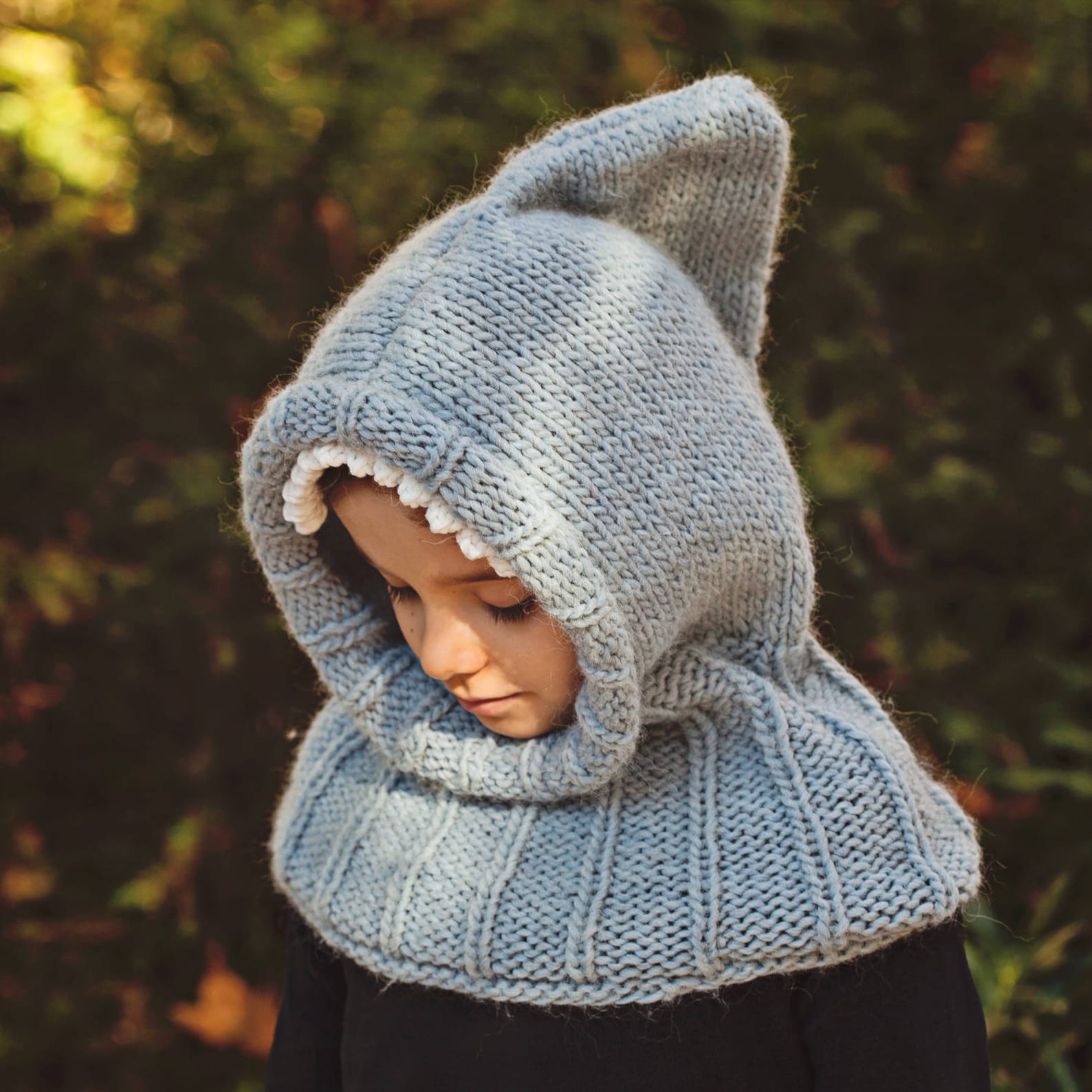 Knitting Pattern Shark Hooded Cowl english Only - Etsy