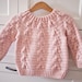 Crochet PATTERN - Magnolia Sweater (child Sizes 6-12m up to 9-10years ...