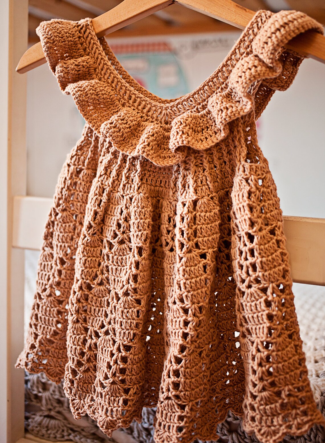 Crochet Dress PATTERN Truffle Ruffle Dress sizes up to 10 - Etsy