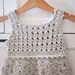 Crochet Dress PATTERN - Silver Dress (sizes From 0-6m up to 7-8 Years ...