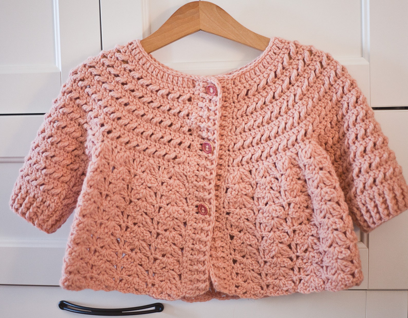 Crochet PATTERN - Cashmere Cardigan (sizes From 0-6m up to 10y ...