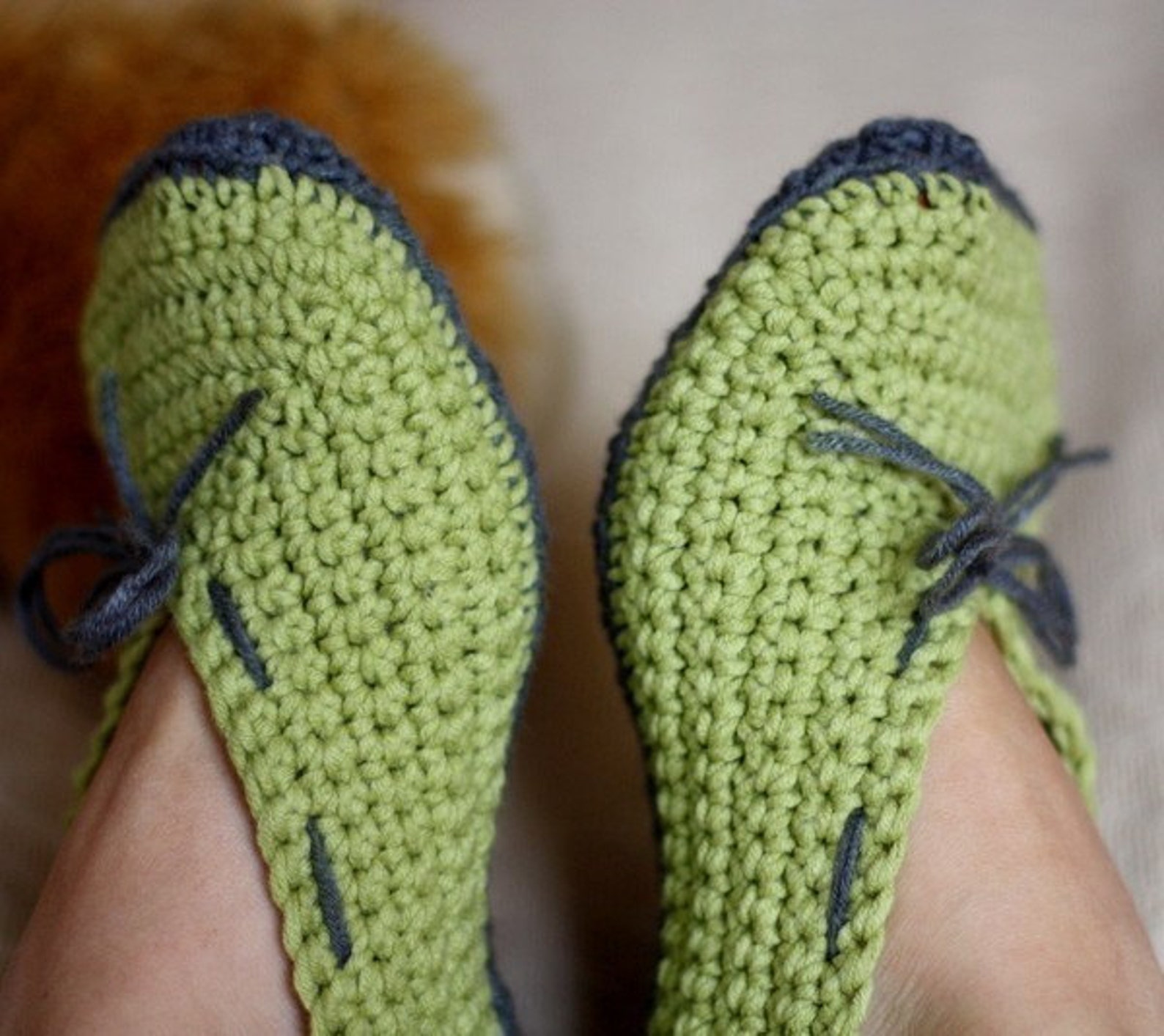 Crochet PATTERN Ladies Ballet Flats english Only - Etsy