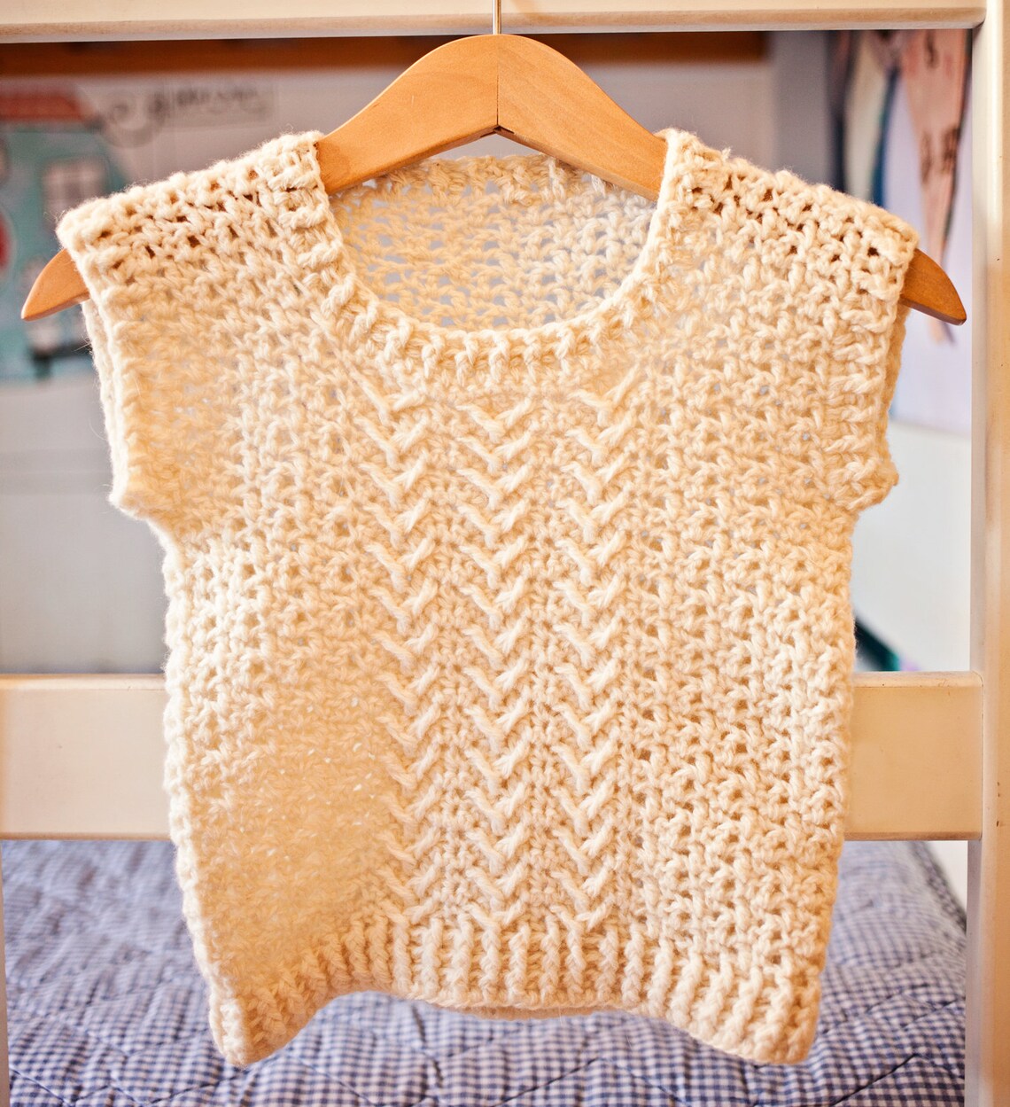 Crochet PATTERN - Chevron Vest (3-6 Months up to 10 Years) (english ...