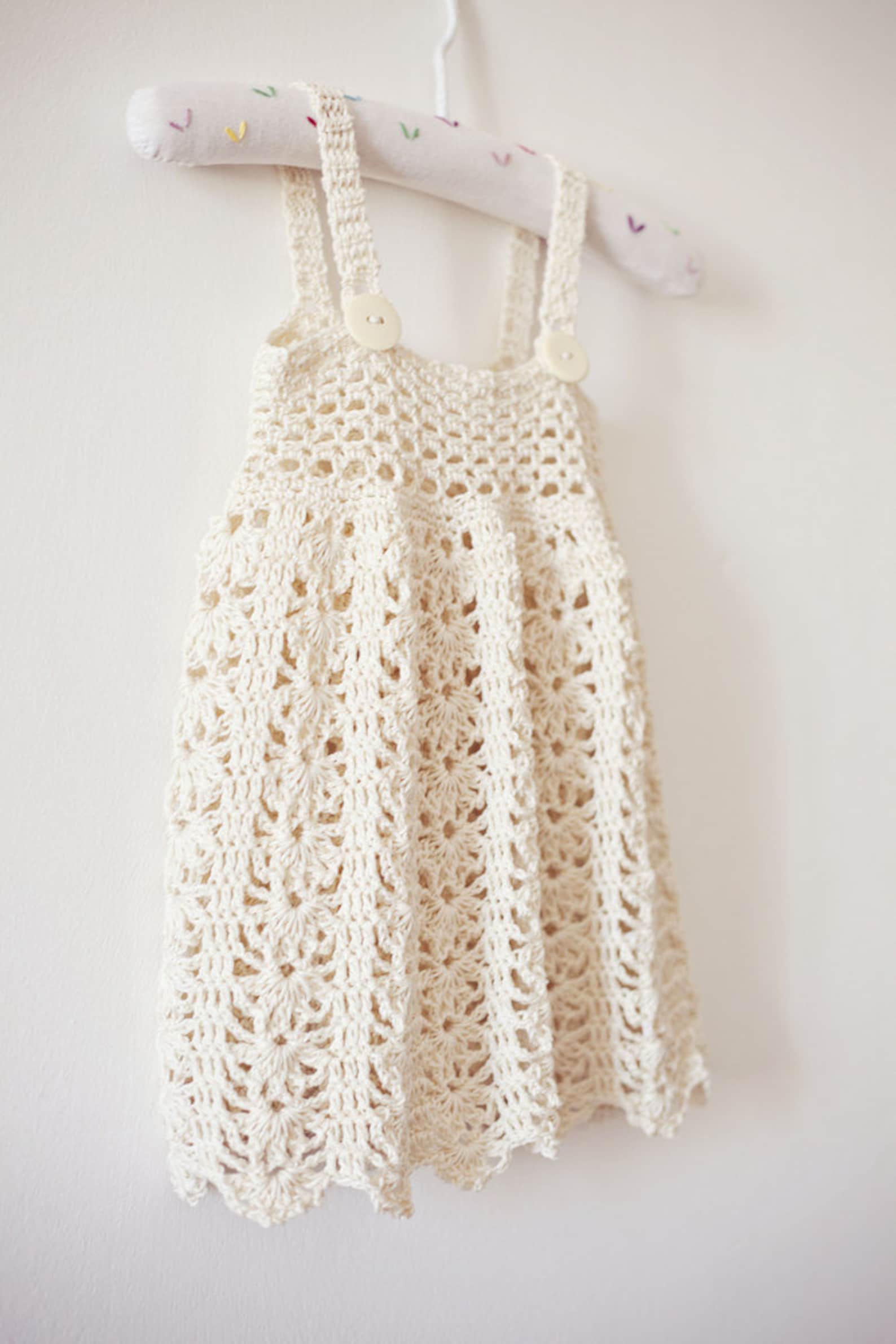 Crochet dress PATTERN Sarafan Dress sizes up to 5 years | Etsy