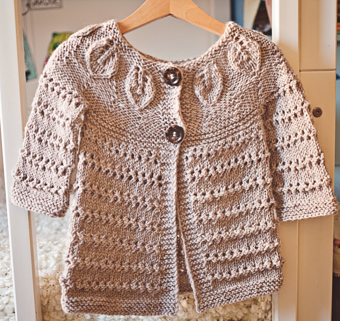 Knitting Pattern pdf File Instant Download Knit Leaves - Etsy Canada