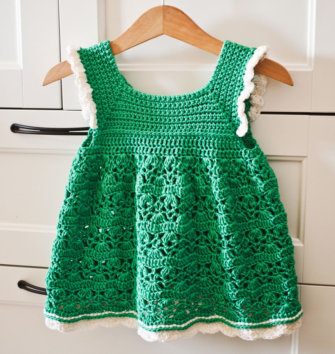 Crochet Dress PATTERN - Anneka Dress (sizes up to 8 Years) (english ...