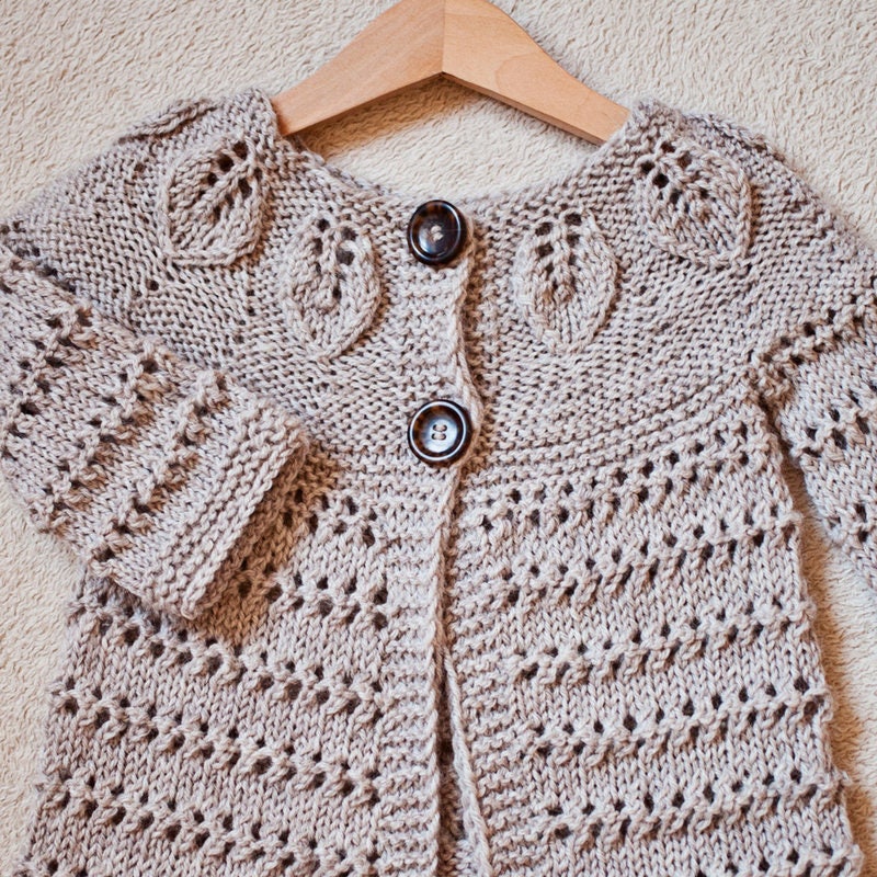 Knitting Pattern pdf File Instant Download Knit Leaves - Etsy Canada