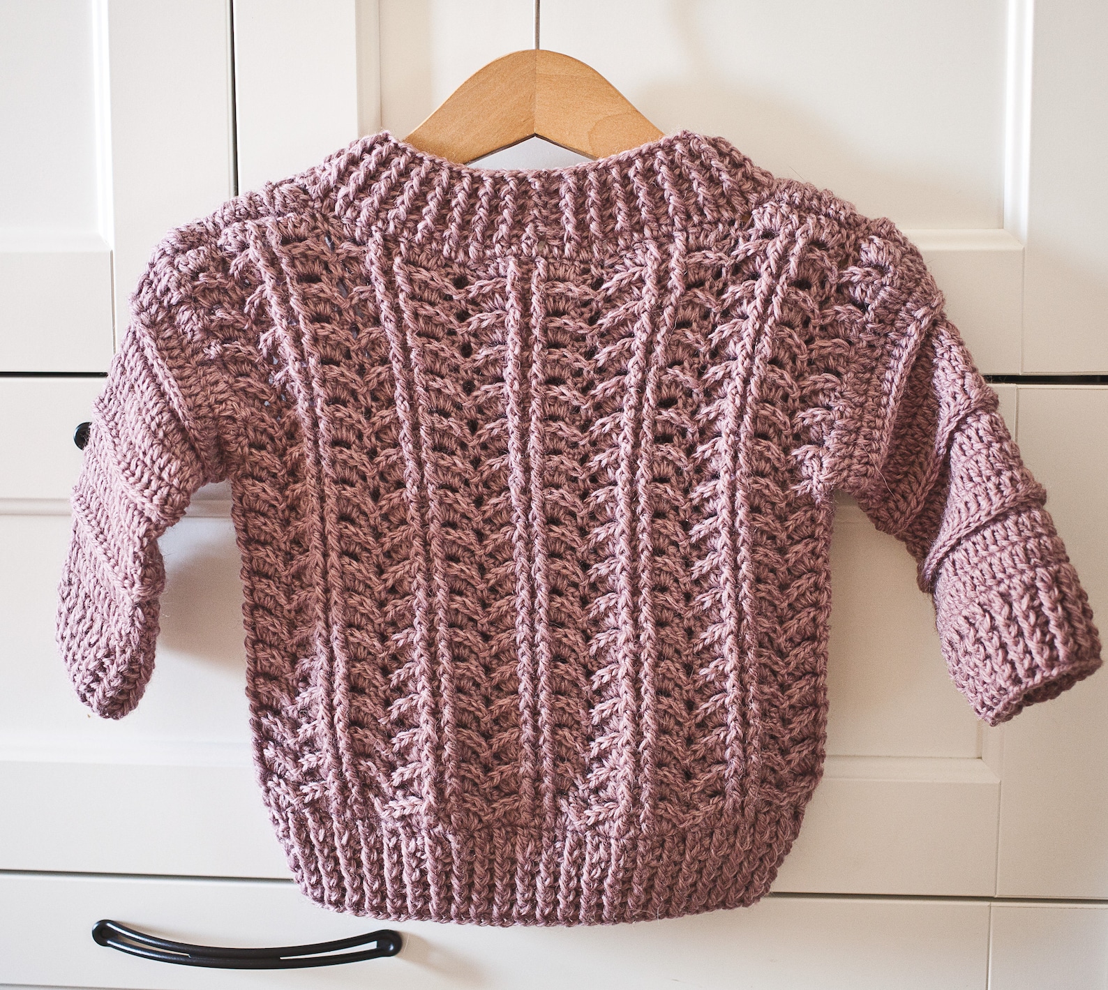 Crochet PATTERN - Chevron Sweater (child Sizes From 0-6m up to 9 ...