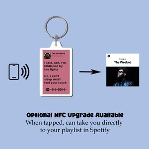 Custom Spotify Code Keychain – Personalized Music Gift With Scannable Song or Playlist - Etsy