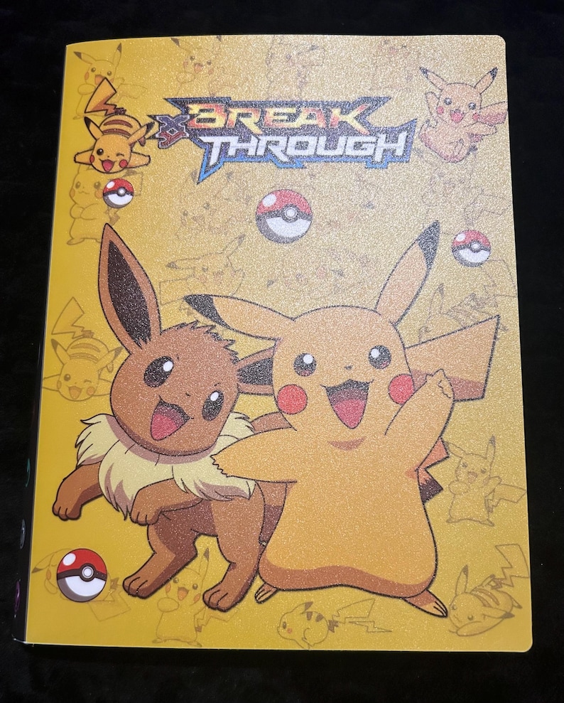 Pokemon Binder for TCG Collection! Pikachu and Eevee Break Through XY ...