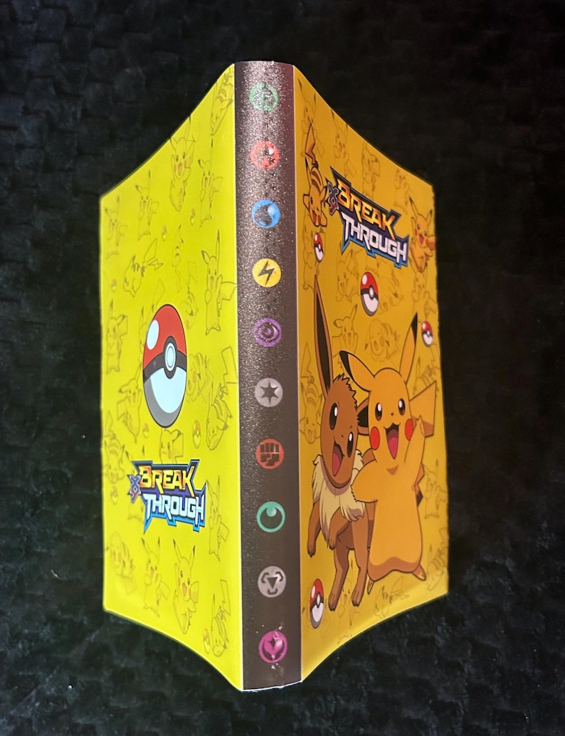 Pokemon Binder for TCG Collection! Pikachu and Eevee Break Through XY ...