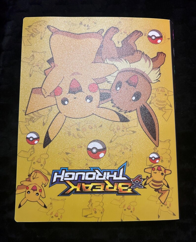 Pokemon Binder for TCG Collection! Pikachu and Eevee Break Through XY ...