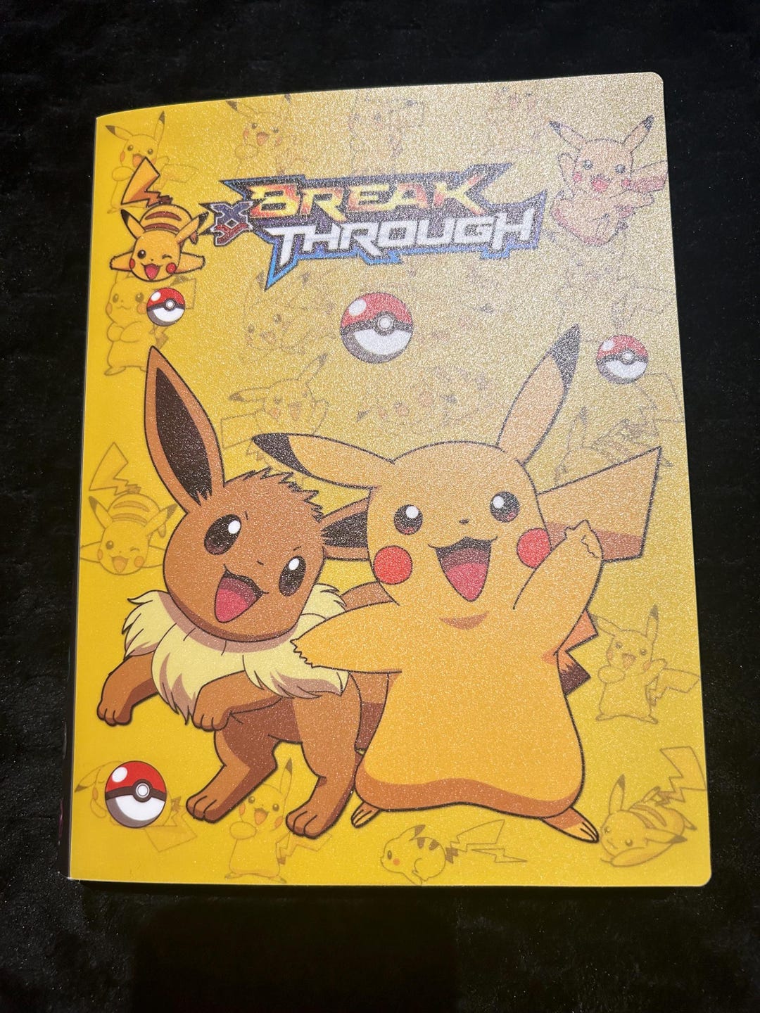 Pokemon Binder for TCG Collection! Pikachu and Eevee Break Through XY ...
