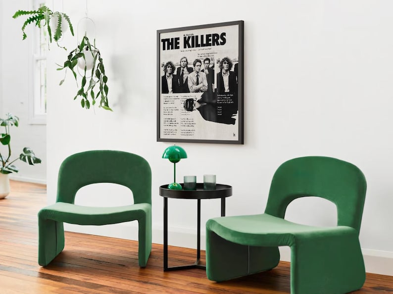 The Killers Band Vintage Poster, Retro Poster Print, Vintage Print ...