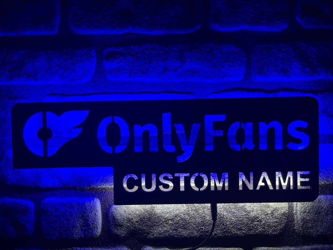 Custom Onlyfans Logo, Onlyfans Branding, Onlyfans Ideas, Led Wall Decor ...