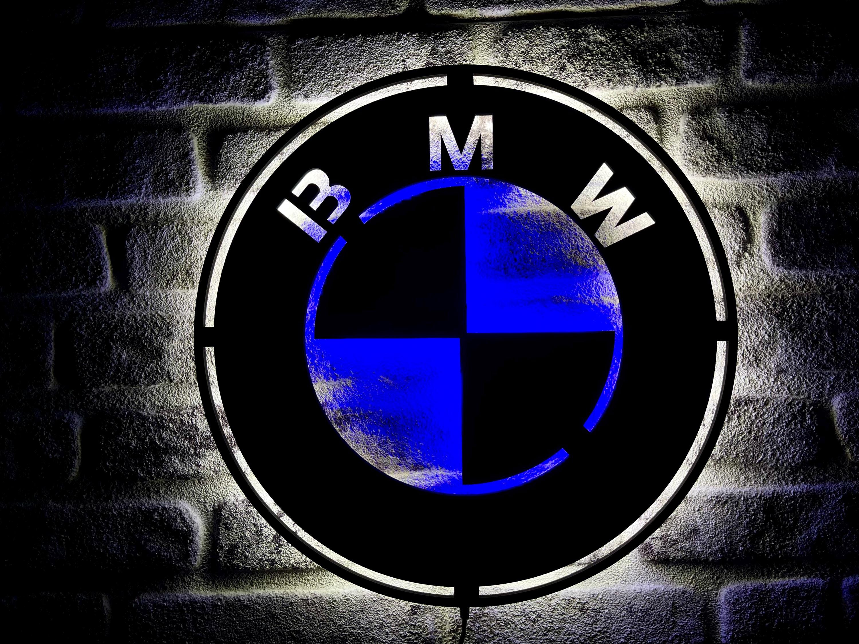 BMW Logo Led Sign Bmw Car Led Sign M Power Led Light M Power Wall Decor ...