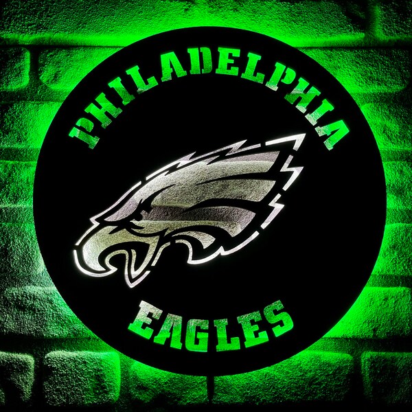Philadelphia Eagles Lighted Sign - Etsy