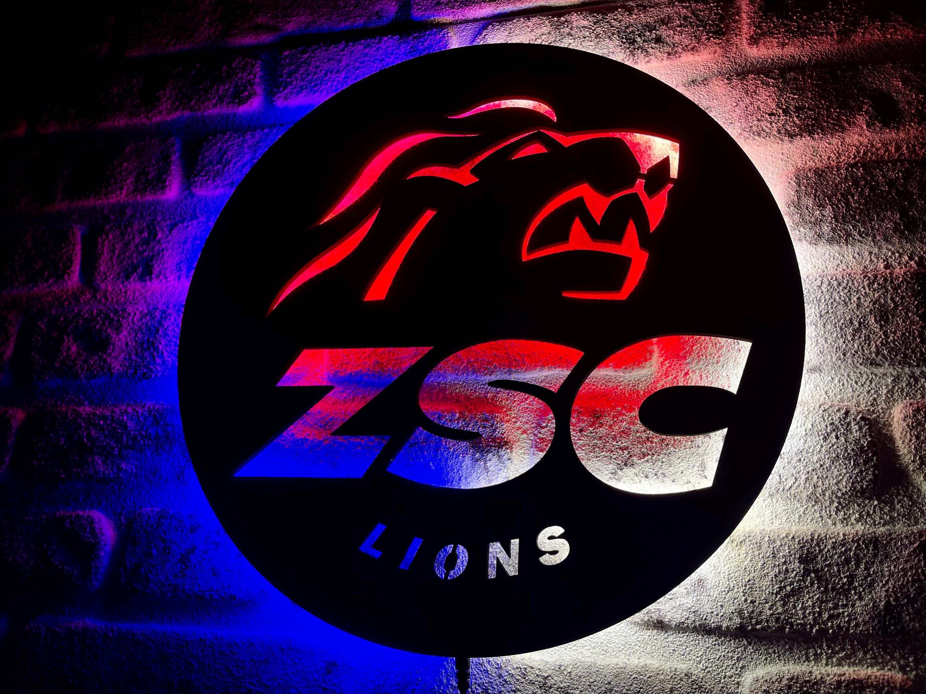 ZSC Lions Led Sign, Neon Sign, Football Team Wall Hangings Sign ...
