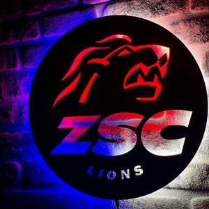ZSC Lions Led Sign, Neon Sign, Football Team Wall Hangings Sign ...