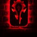 Horde Logo LED Wall Sign: World of Warcraft Gamer Decor - Etsy