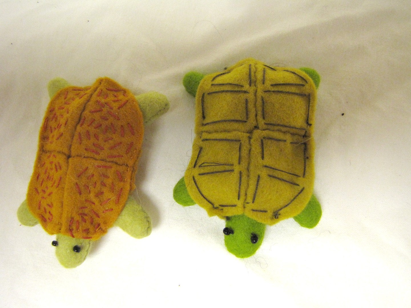 Sewn Wool Felt Turtle Ships for FREE in the US - Etsy