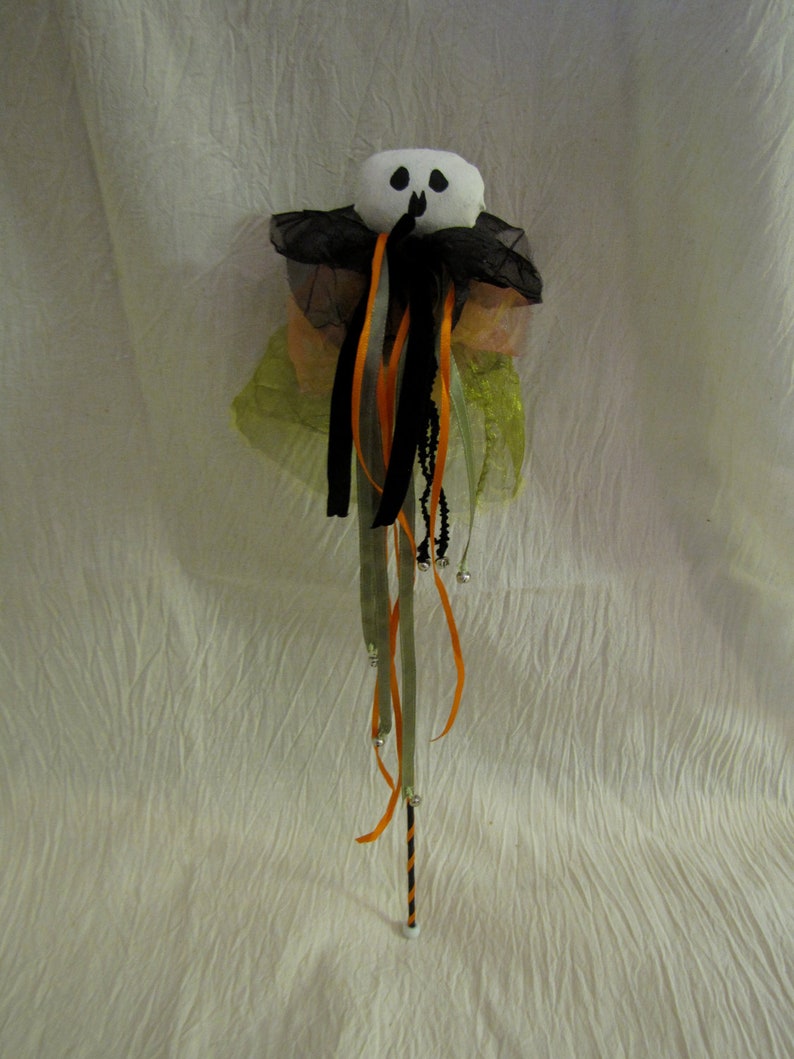 Skull-topped Miniature Jester Stick - Etsy