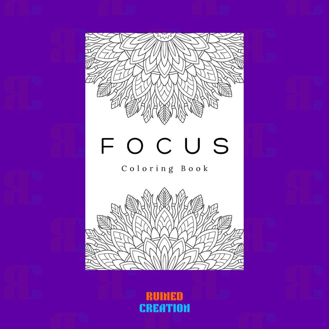 Focus Coloring Book - Etsy