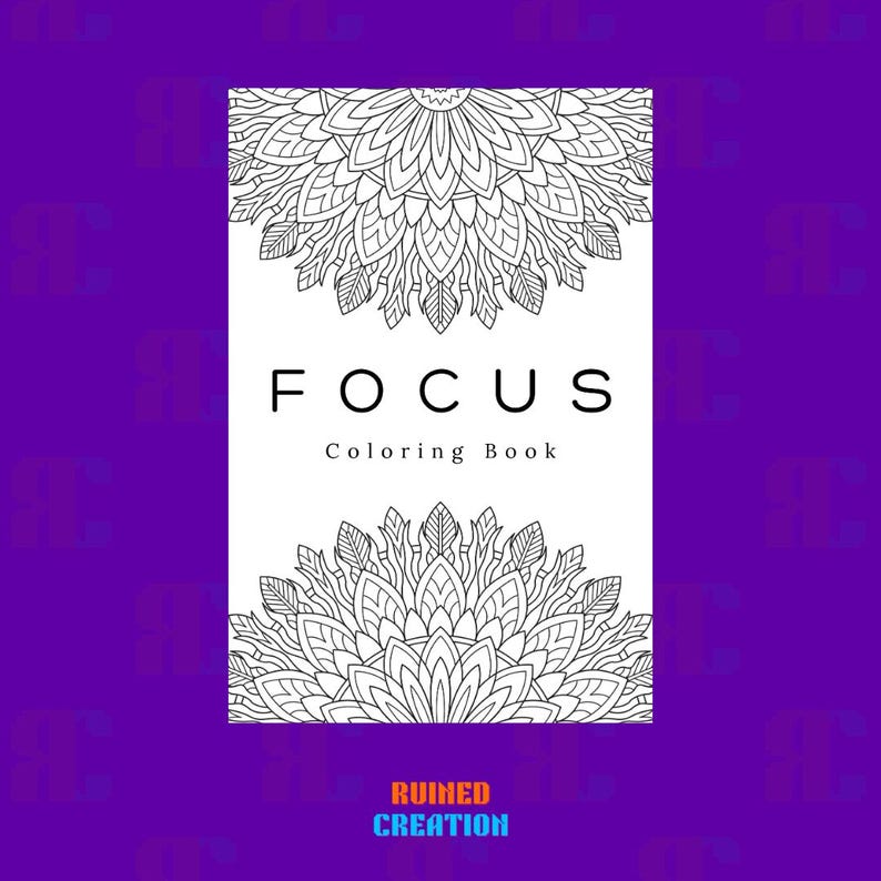 Focus Coloring Book - Etsy