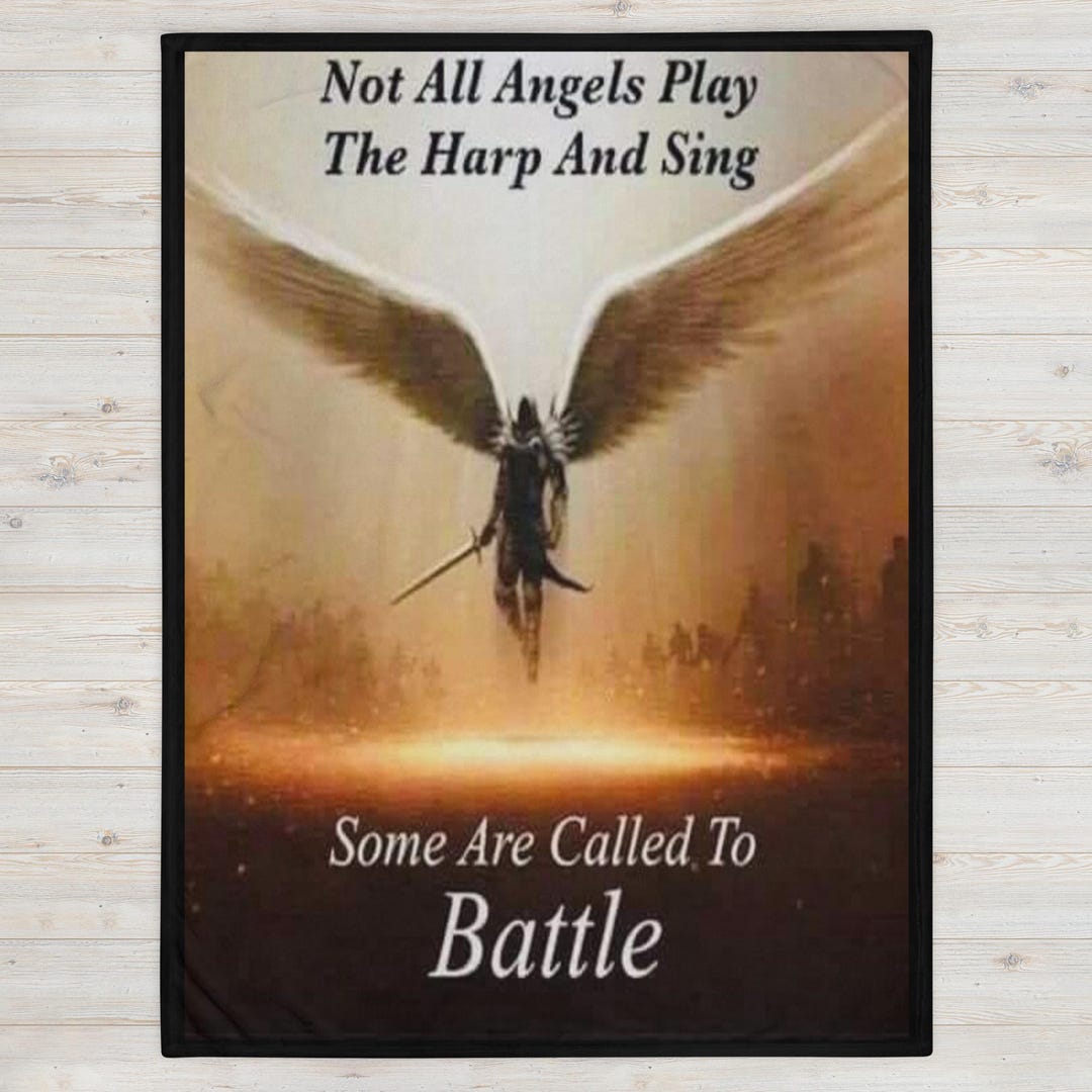 Not All Angels Play the Harp and Sing Michael the Archangel 60x80 ...