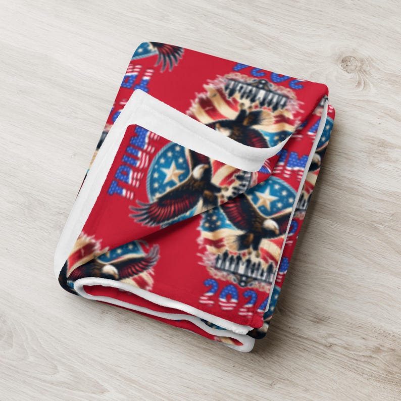 TRUMP 2024 Throw Blanket - Etsy